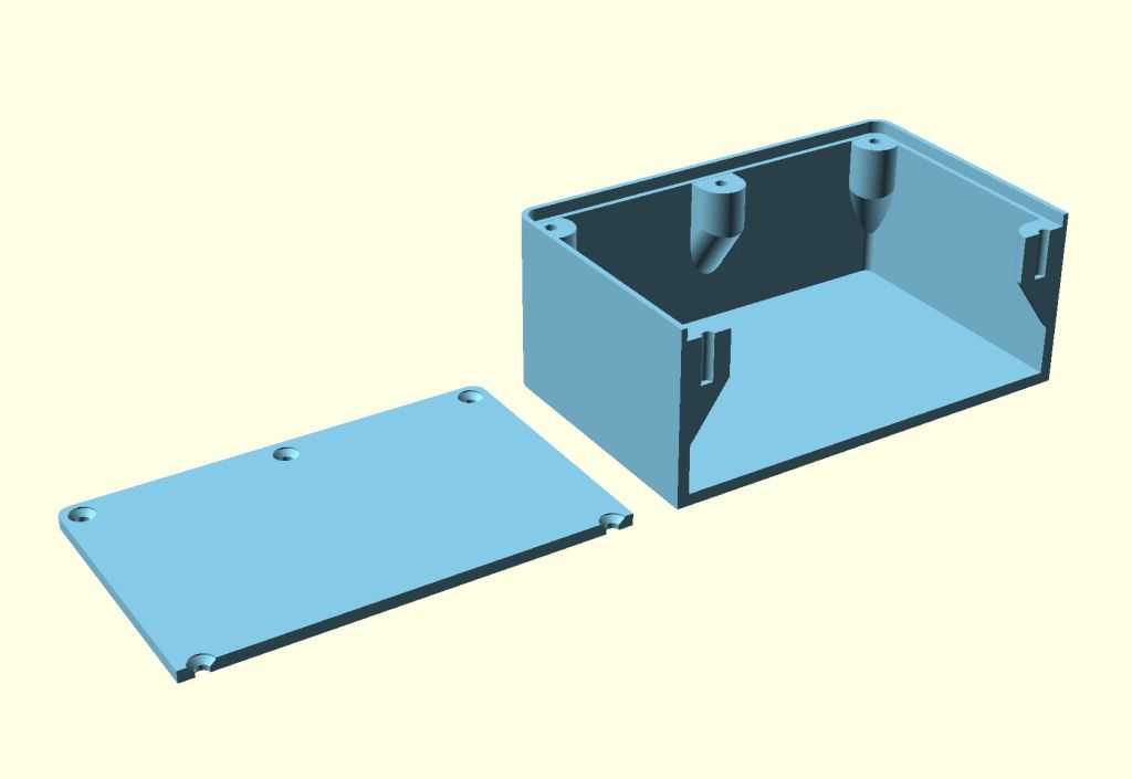 Easy customizable / parametric electronics project box case enclosure ...