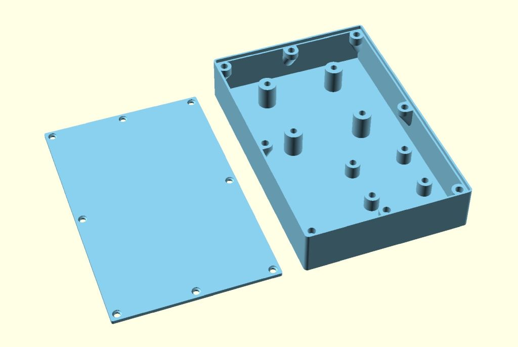 Easy customizable / parametric electronics project box case enclosure ...