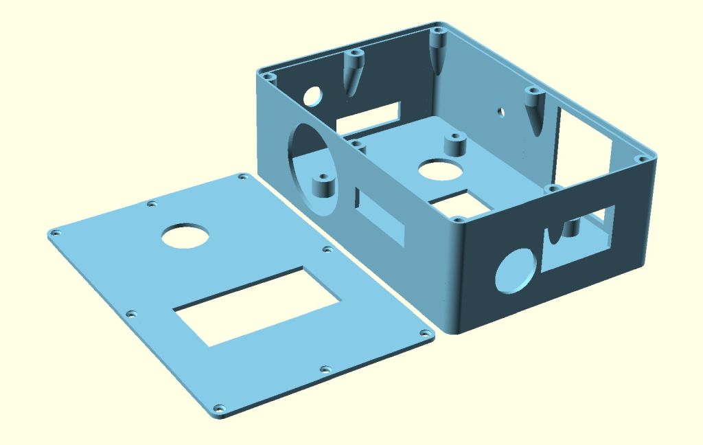 Easy customizable / parametric electronics project box case enclosure ...