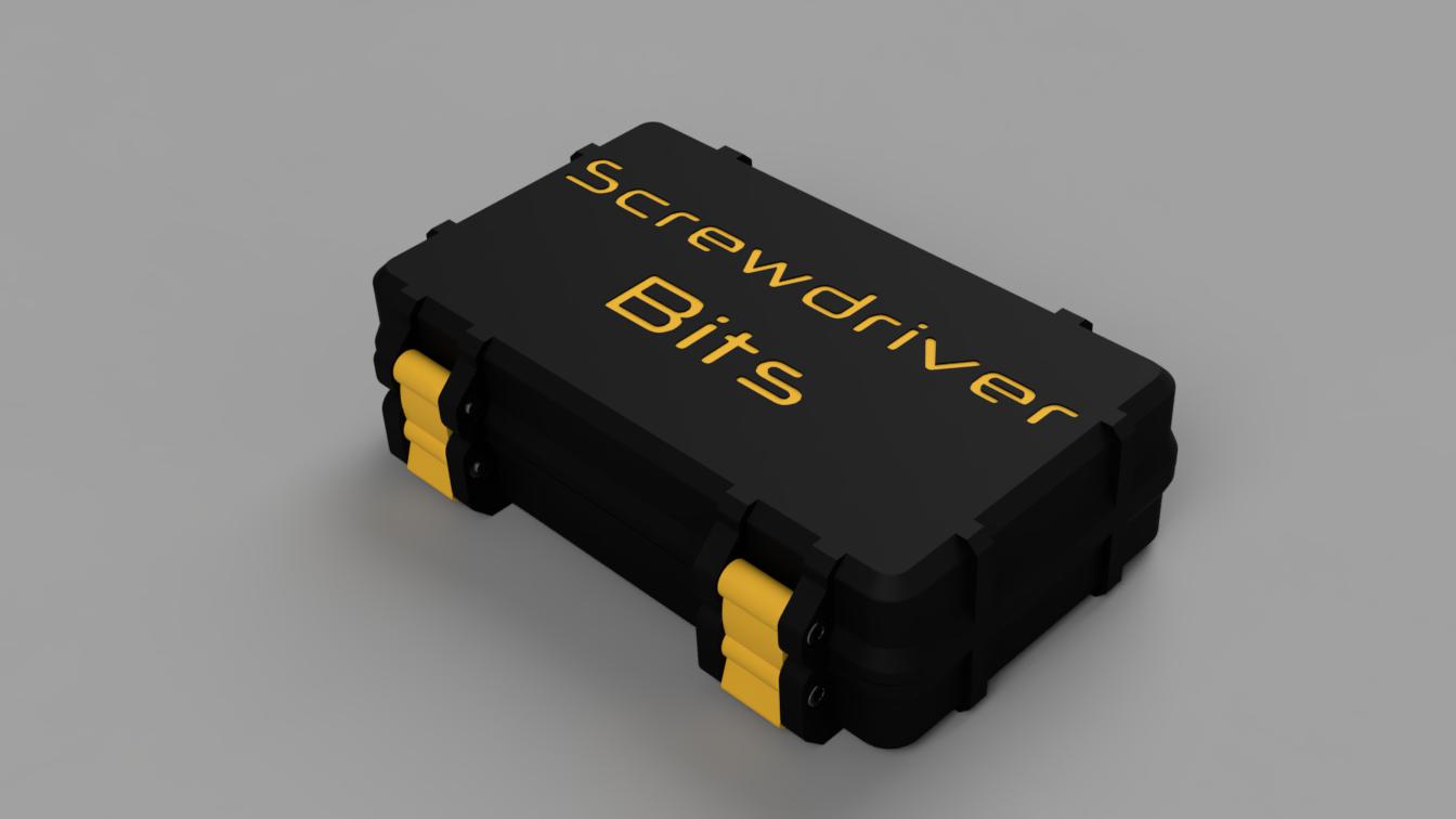 Screwdriver bits box by JessR | Download free STL model | Printables.com