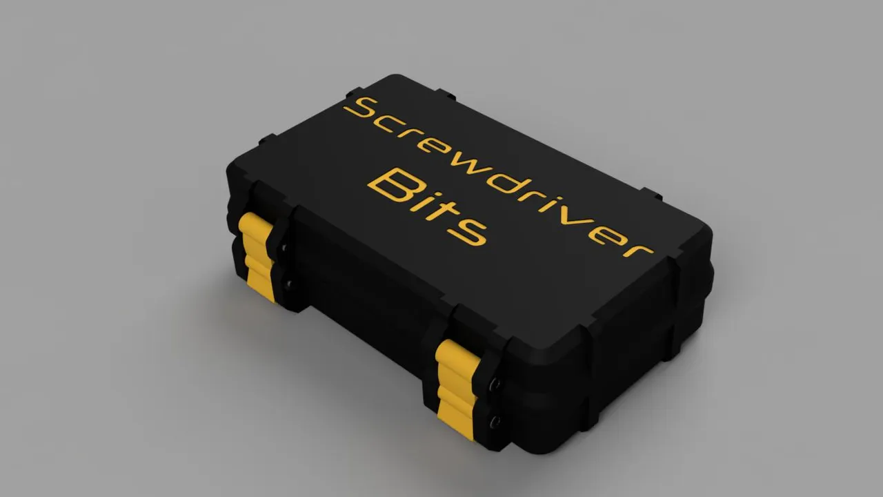 Screwdriver bits box by JessR | Download free STL model | Printables.com