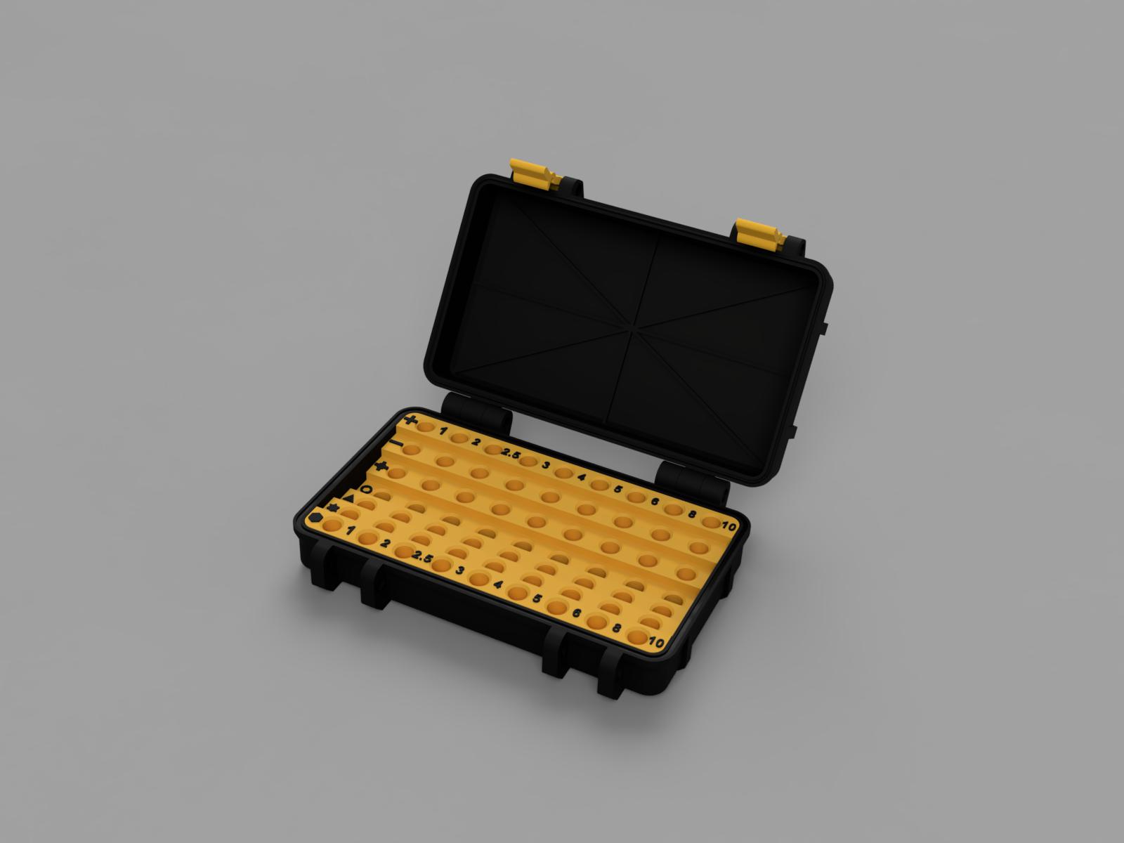 Screwdriver bits box by JessR | Download free STL model | Printables.com