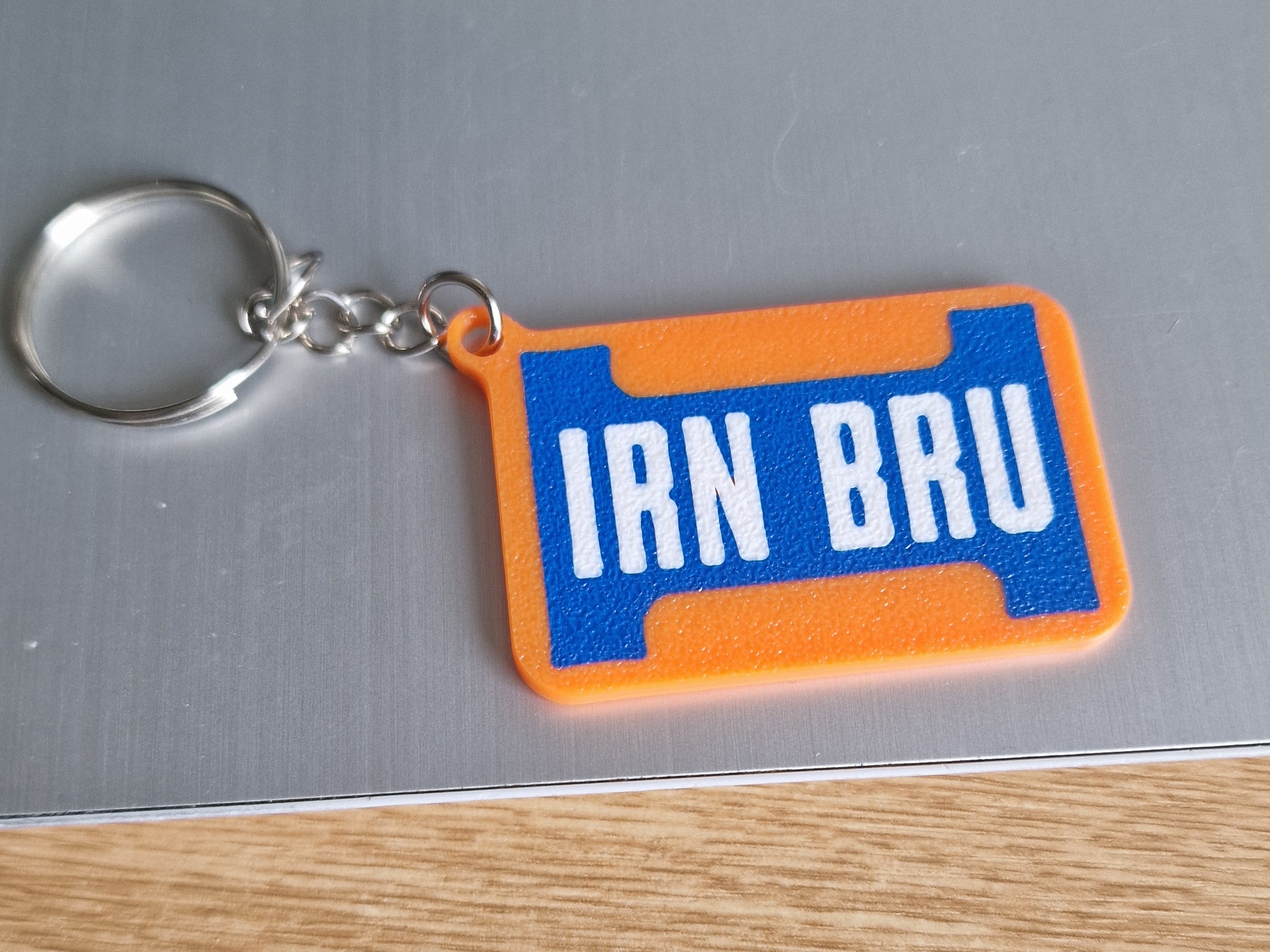 IRN BRU keyring by Pau | Download free STL model | Printables.com