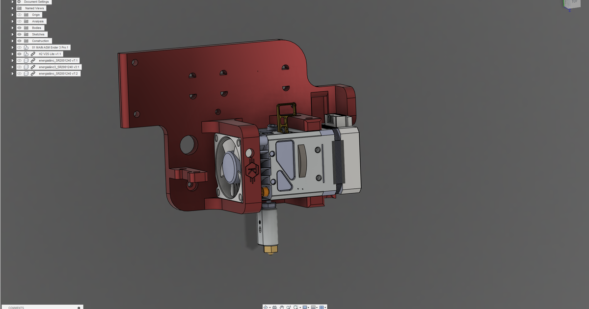 Ender 3 BIQU H2 V2S Lite Extruder adapter by Pumesz Prod | Download ...