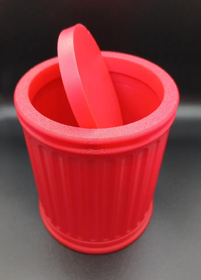 Fluted Column Mini Trash Can by Crunch 3D | Download free STL model ...