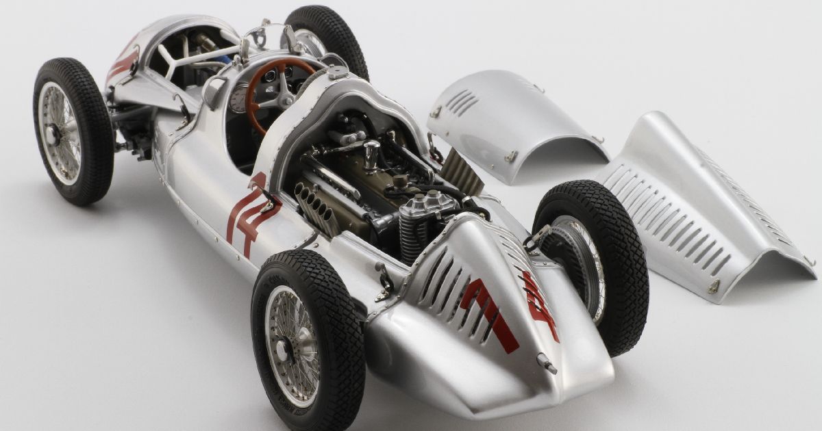 Auto Union Typ D, GP France 1939, #14 by R.R. | Download free STL model ...