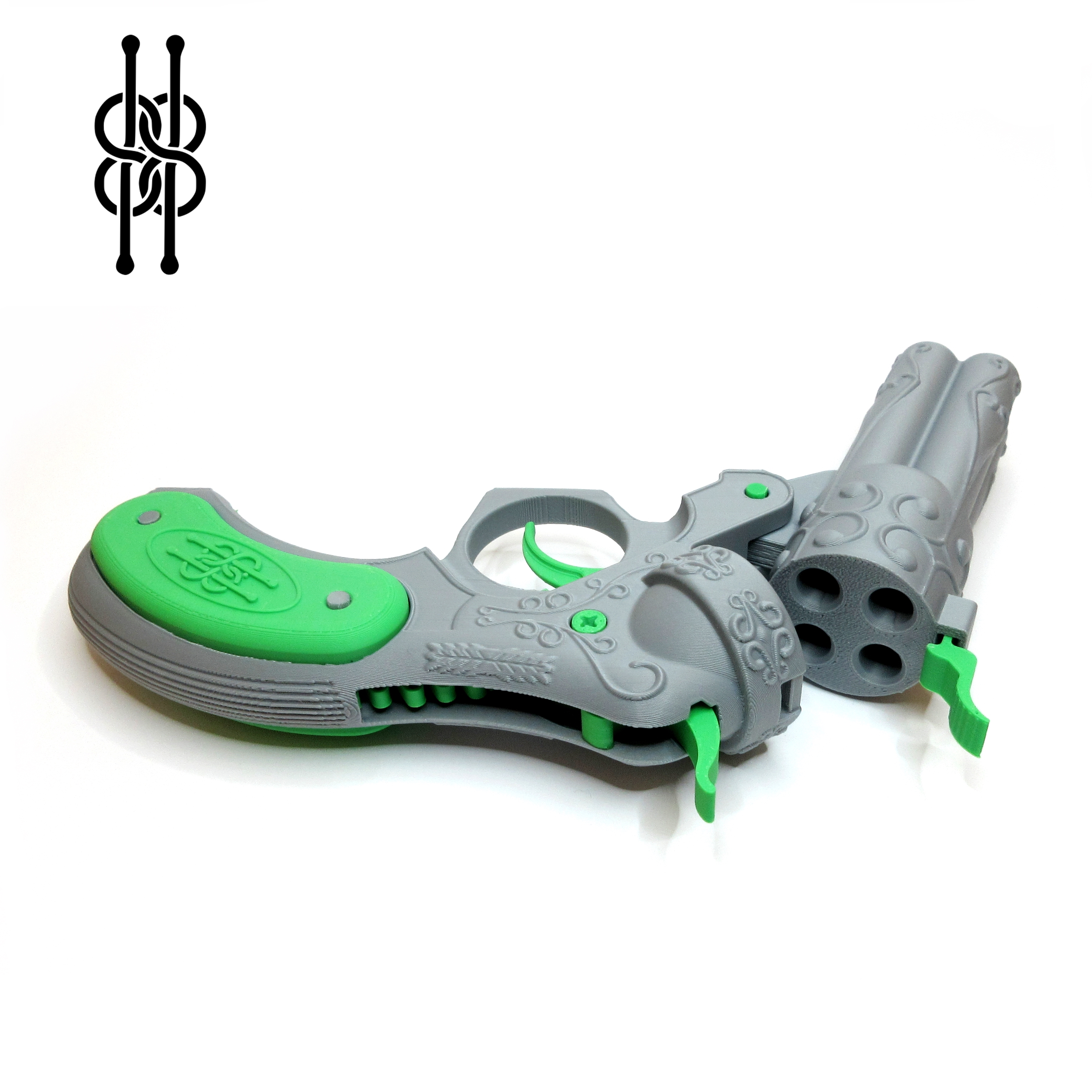 Victorian Gun Four Barrel Version by Status_Symbol_3d | Printables Store
