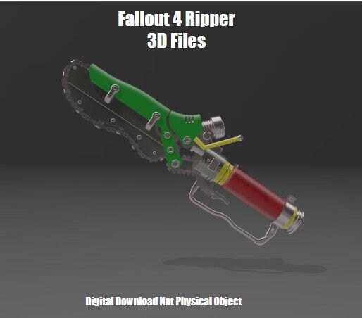 Fallout 4 Ripper Chainsaw Sword 3D files(3mf) por ReProps | Tienda de ...