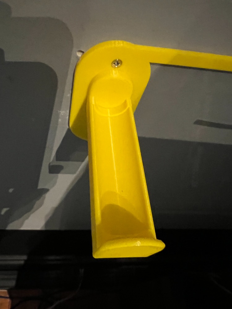 Wall spool mount with roller and filament guide by ccotenj | Download ...