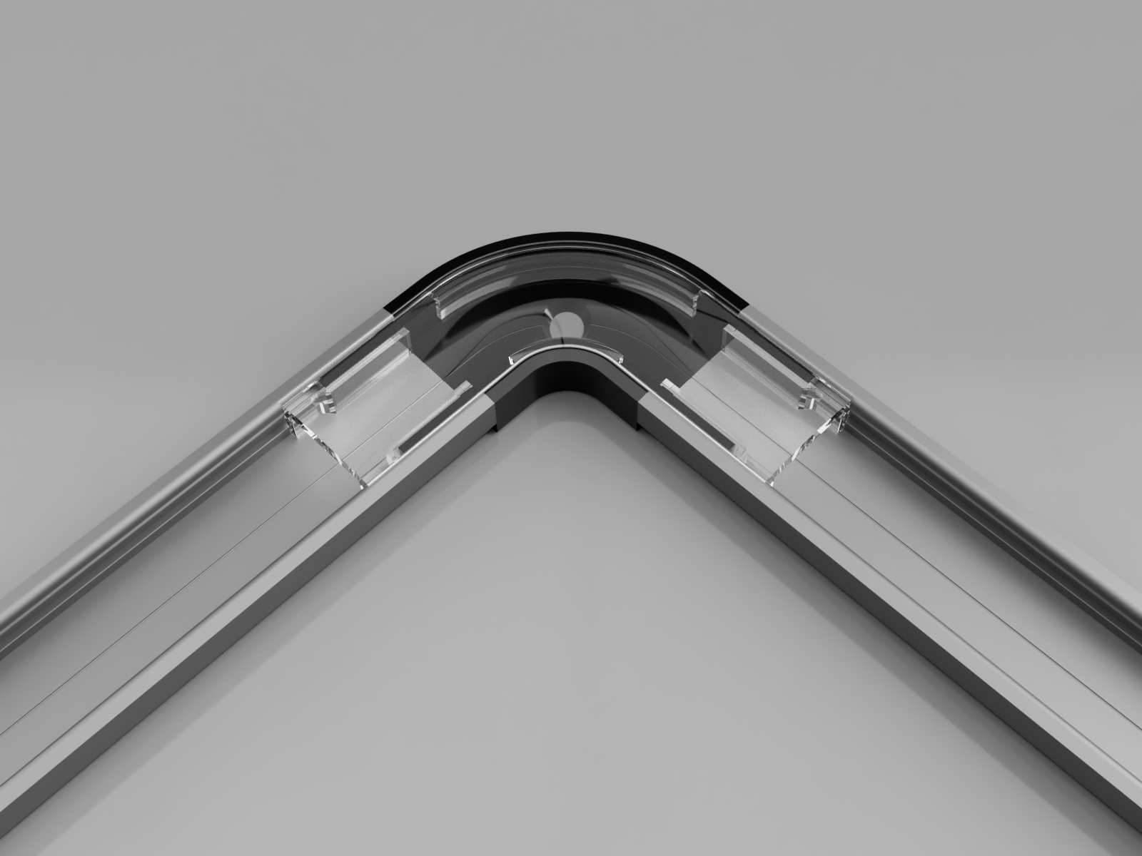 ISOLED FLAT12 LED profile corner connector by scientress | Download ...