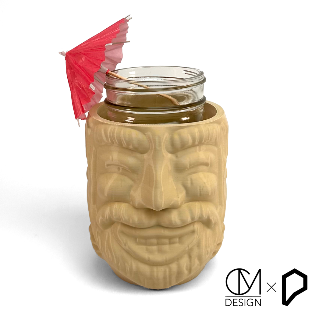 Tiki Gnome Mason Jar Cozy by Protopasta | Download free STL model ...