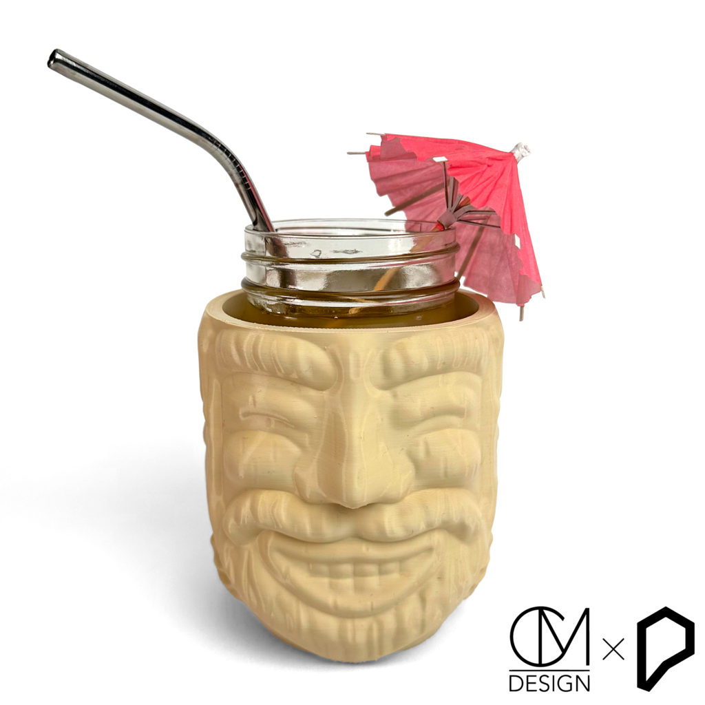 Tiki Gnome Mason Jar Cozy by Protopasta | Download free STL model ...