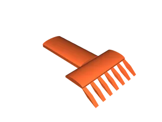 Small Garden Rake by THE OX | Download free STL model | Printables.com