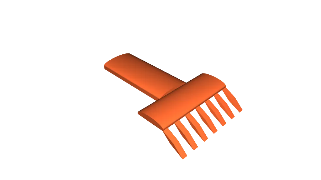 Small Garden Rake by THE OX | Download free STL model | Printables.com