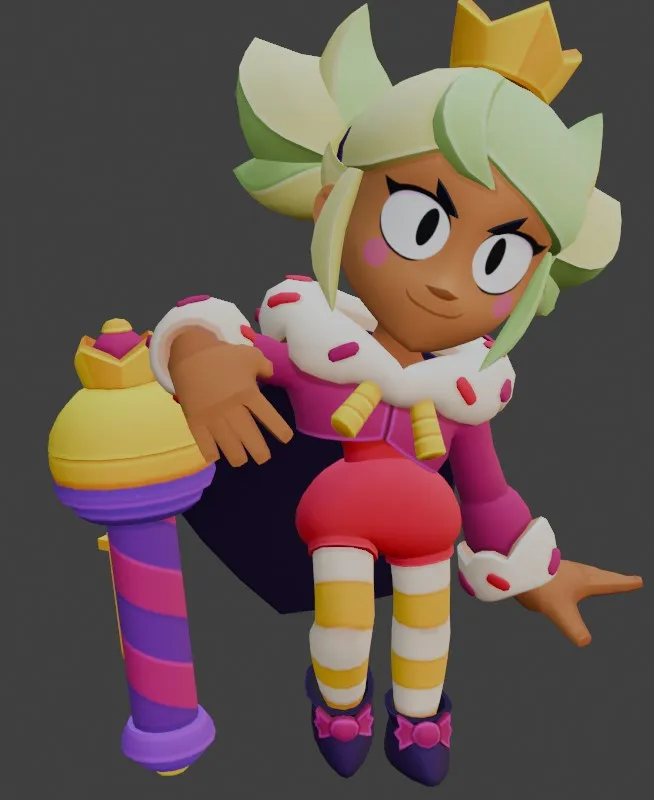 Mandy - Brawl Stars by GoatGamez | Download free STL model | Printables.com