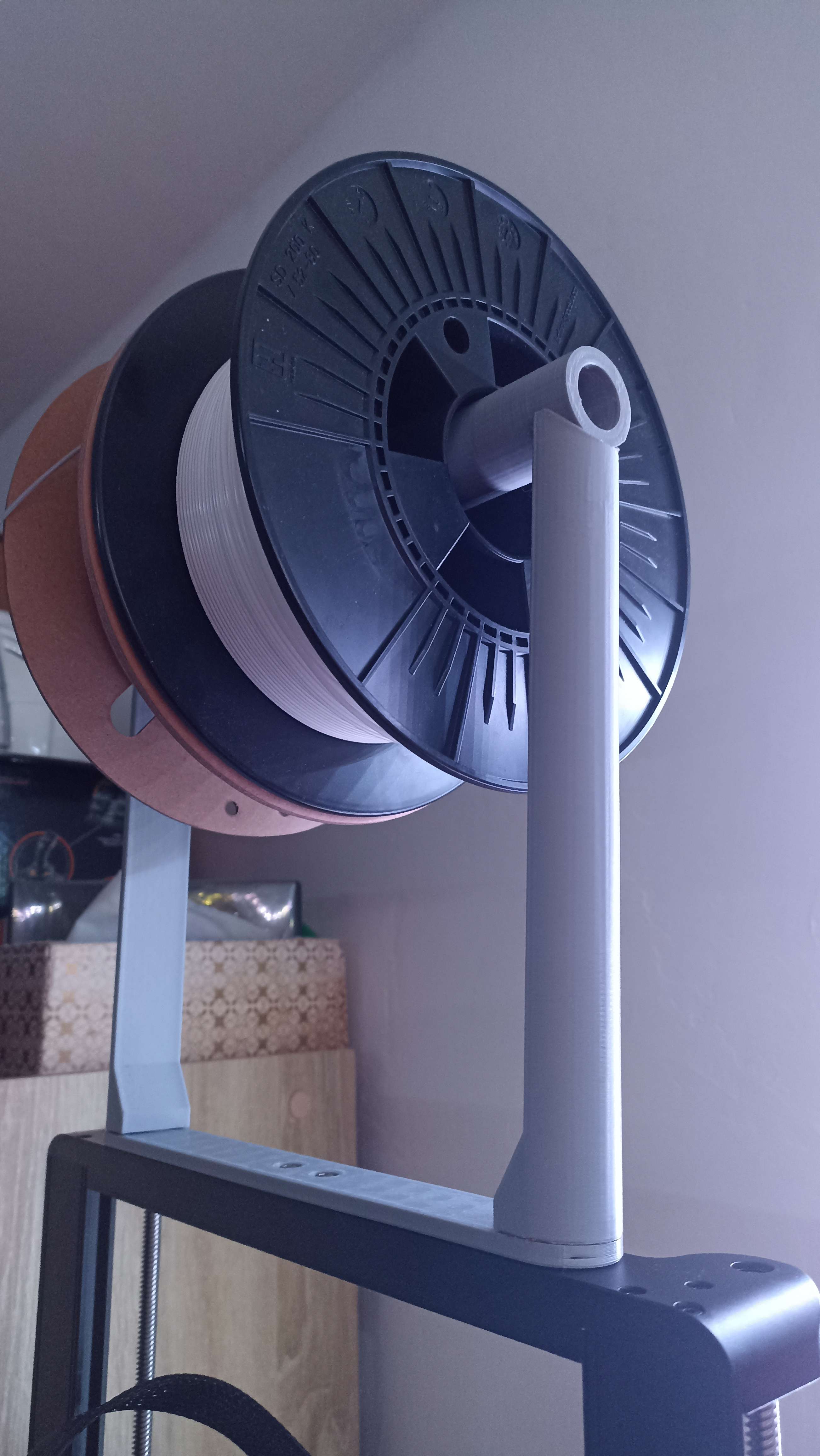 Multi-filament spool holder for Ender 3 V3 SE by mata 007 | Download ...