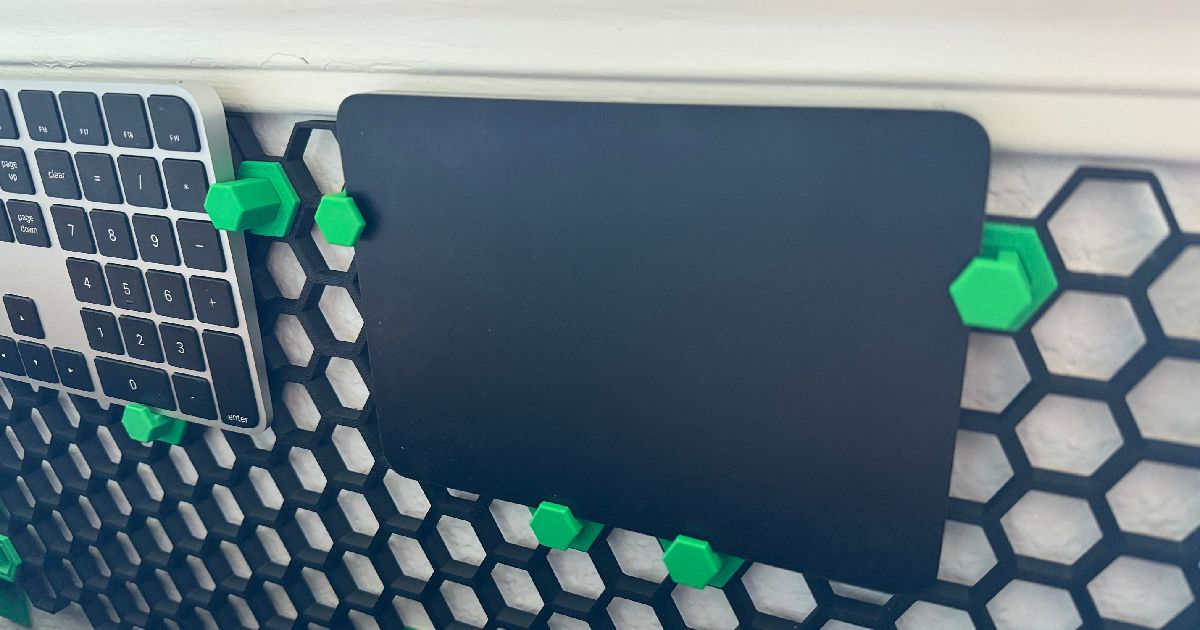 Magic Trackpad side hook for HSW by SJ | Download free STL model ...