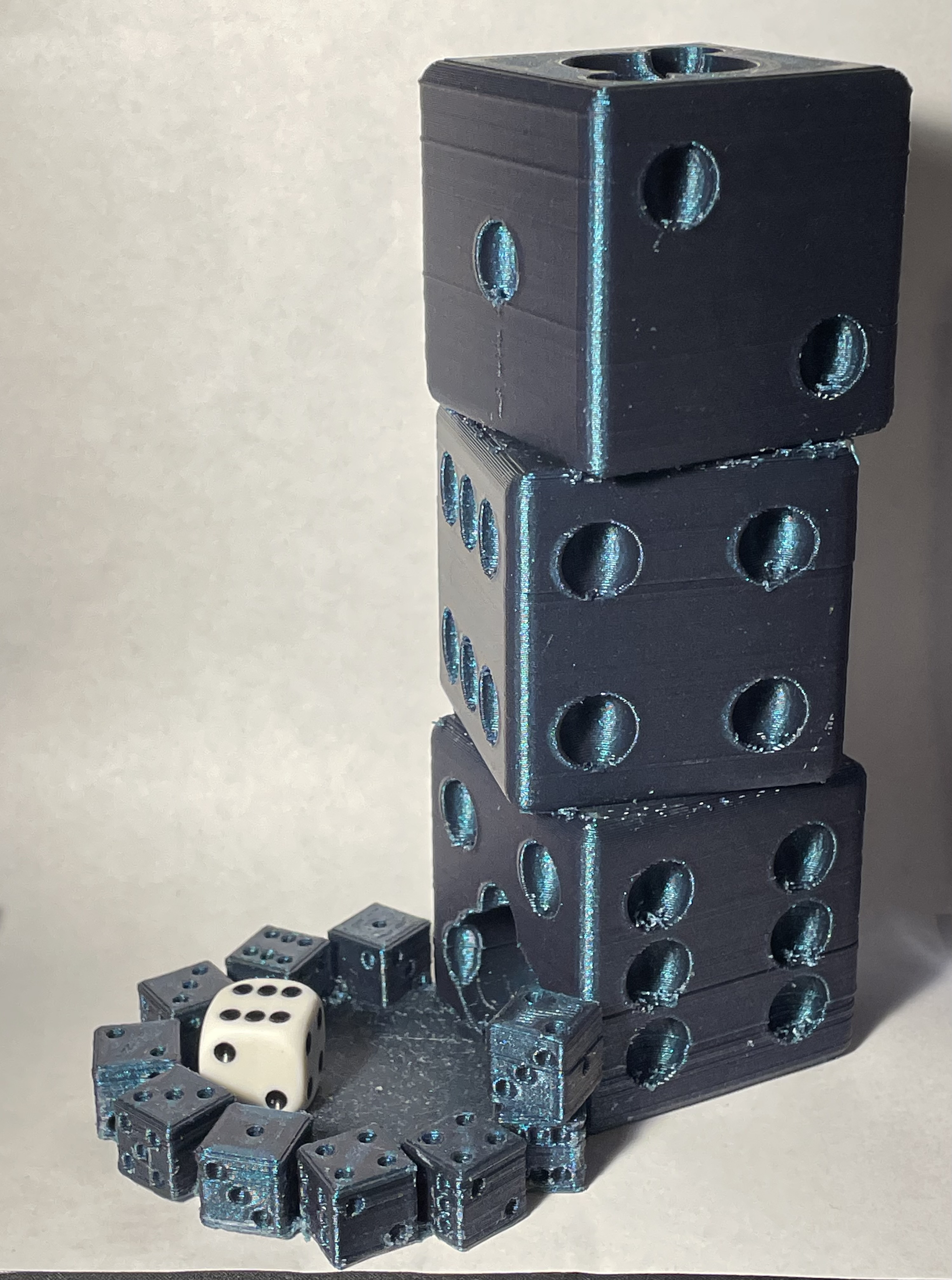 Dice Tower Shaped Dice Tower by XYZDimensioneer | Download free STL ...