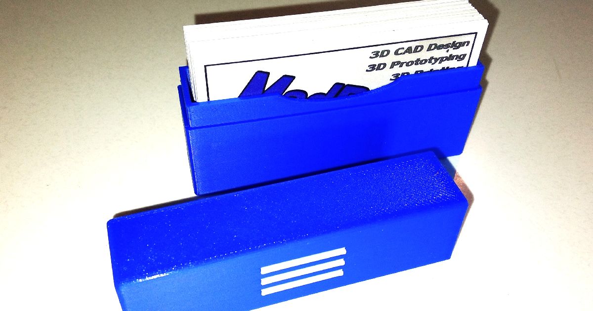 Business Card Case by MadP 3D | Download free STL model | Printables.com