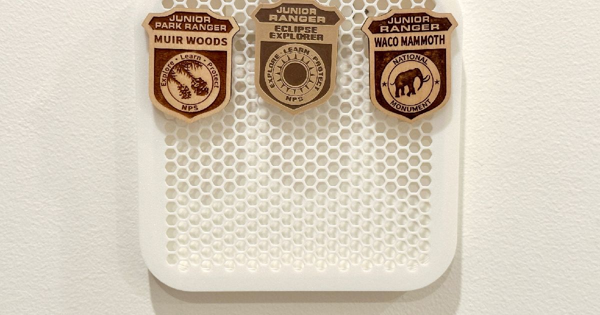 Wall Hung Pin Board for NPS Junior Ranger Badges by maxelman | Download ...