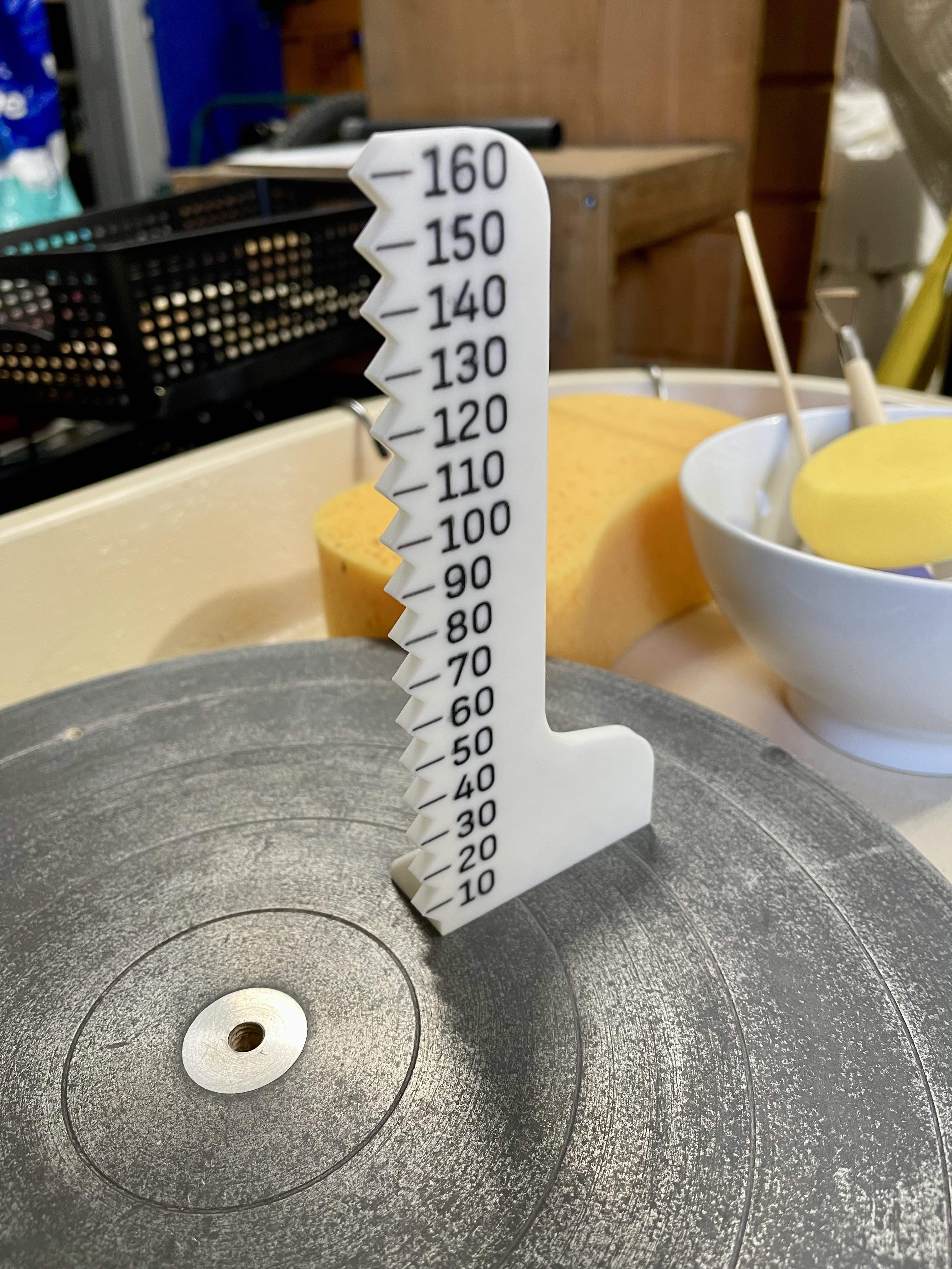 Potter's Wheel Height Guide by Stephen J | Download free STL model ...