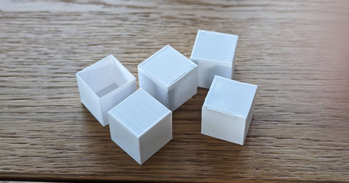 weighted cubes by Nick Esselman | Download free STL model | Printables.com
