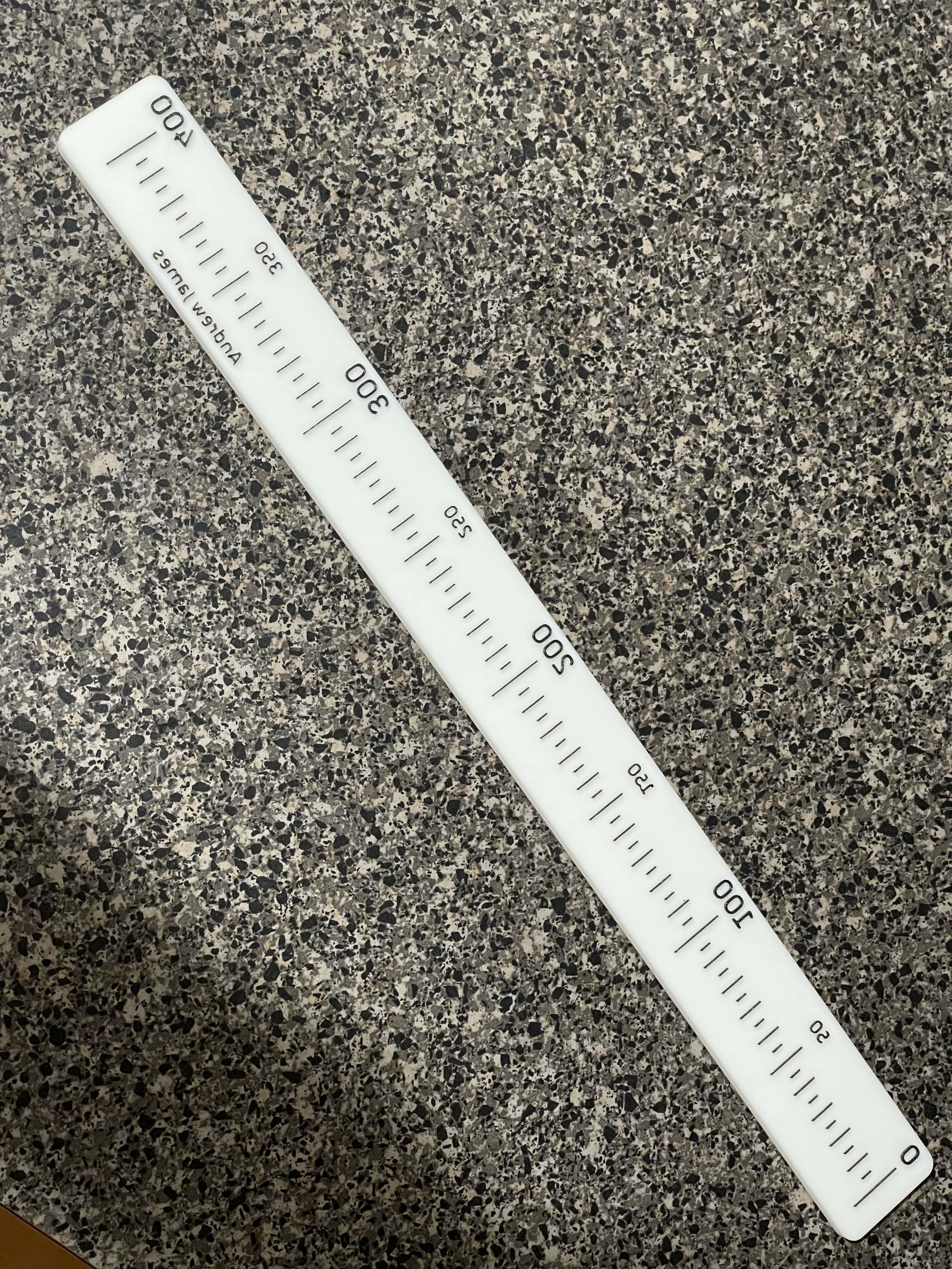 Clay Firing Shrinkage Ruler por Stephen J | Descargar modelo STL ...