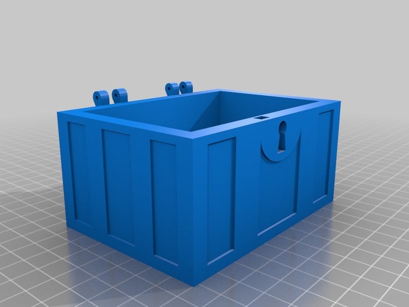 Chest with lock by Harald Andersson | Download free STL model ...