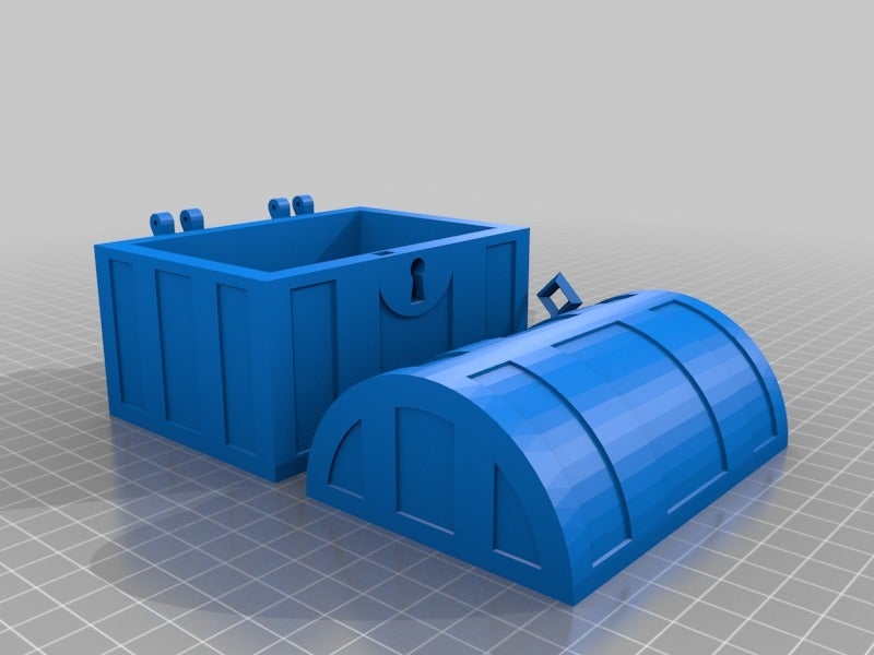 Chest with lock by Harald Andersson | Download free STL model ...