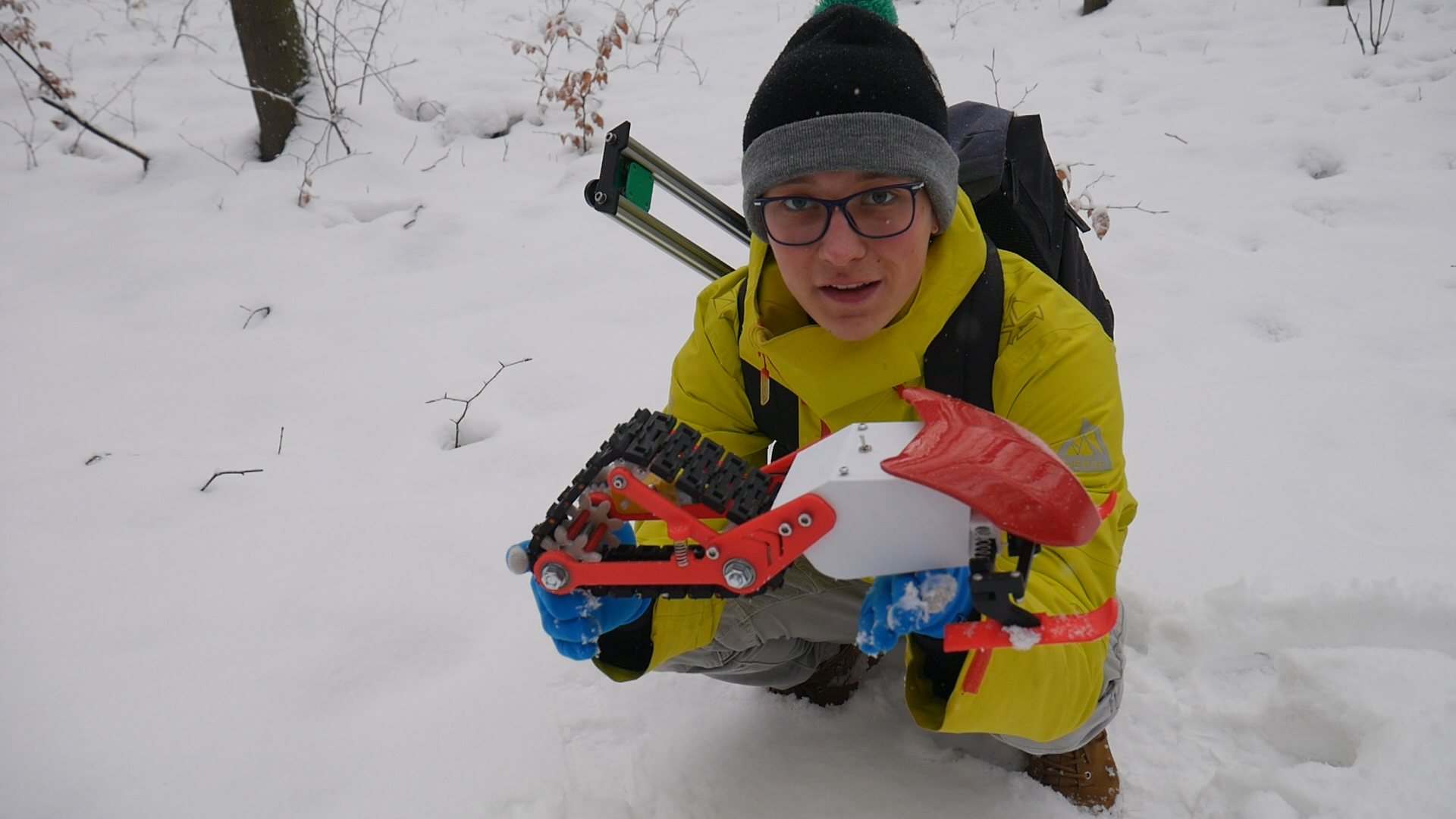 3D printed mini RC snowmobile by Nikodem Bartnik | Download free STL ...