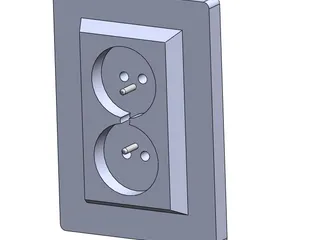 ower outlet casing by MarcinPaska | Download free STL model ...