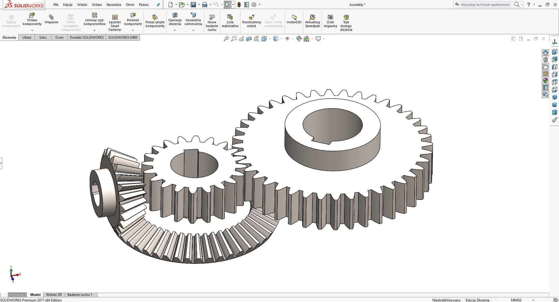 Bevel and spur gear by SpaceCrafter - MakerWorld