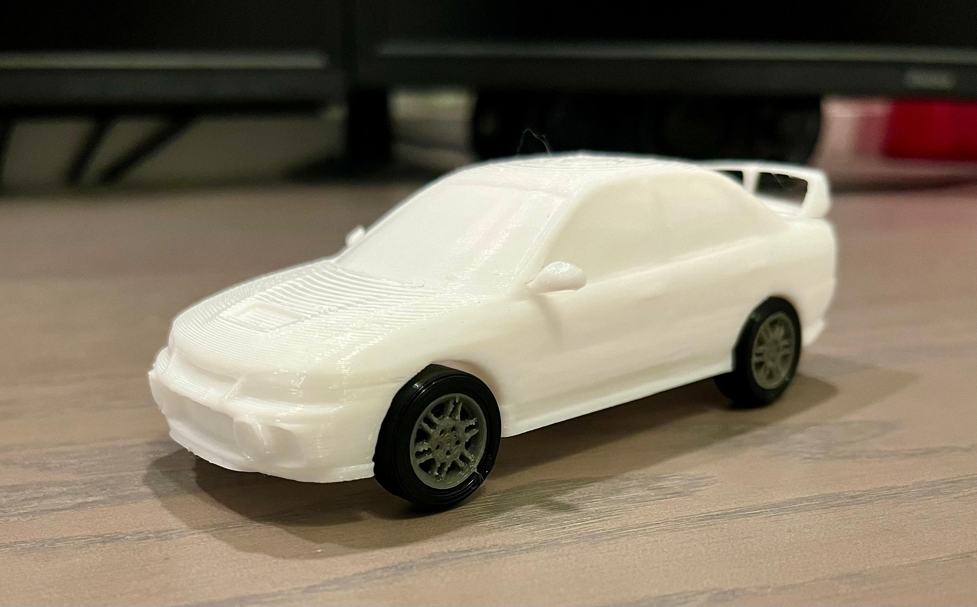 Mitsubishi Lancer Evolution 4 Evo Iv Kit Card By The Kit Card Guy Download Free Stl Model
