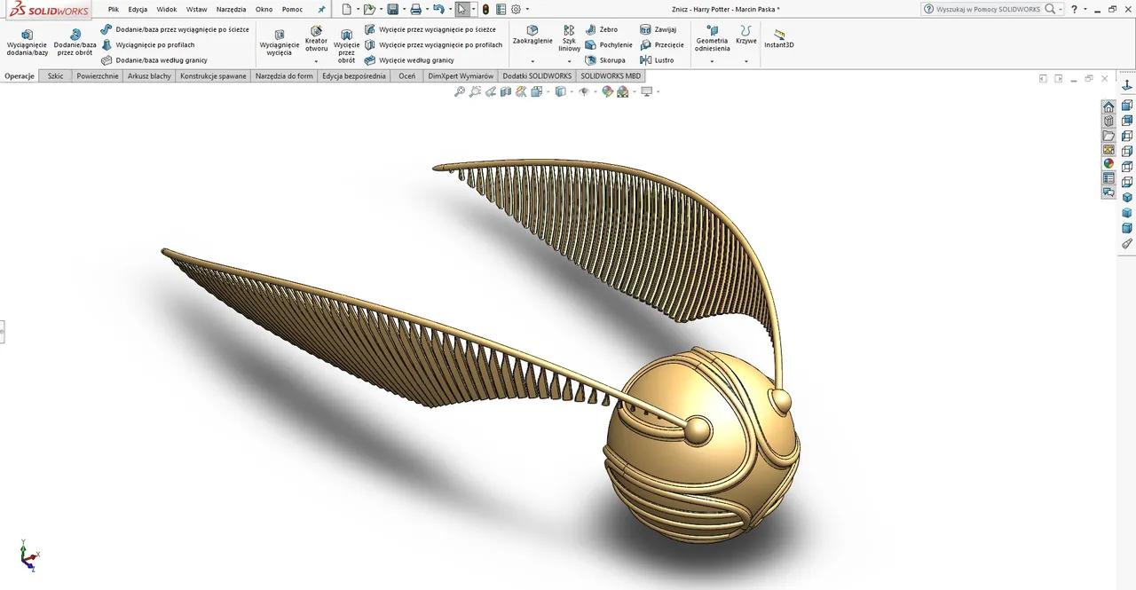 Golden Snitch by MarcinPaska | Download free STL model | Printables.com