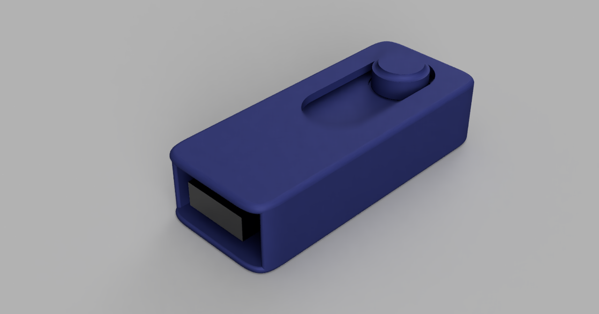 Simple sliding usb enclosure by MakerMase | Download free STL model ...