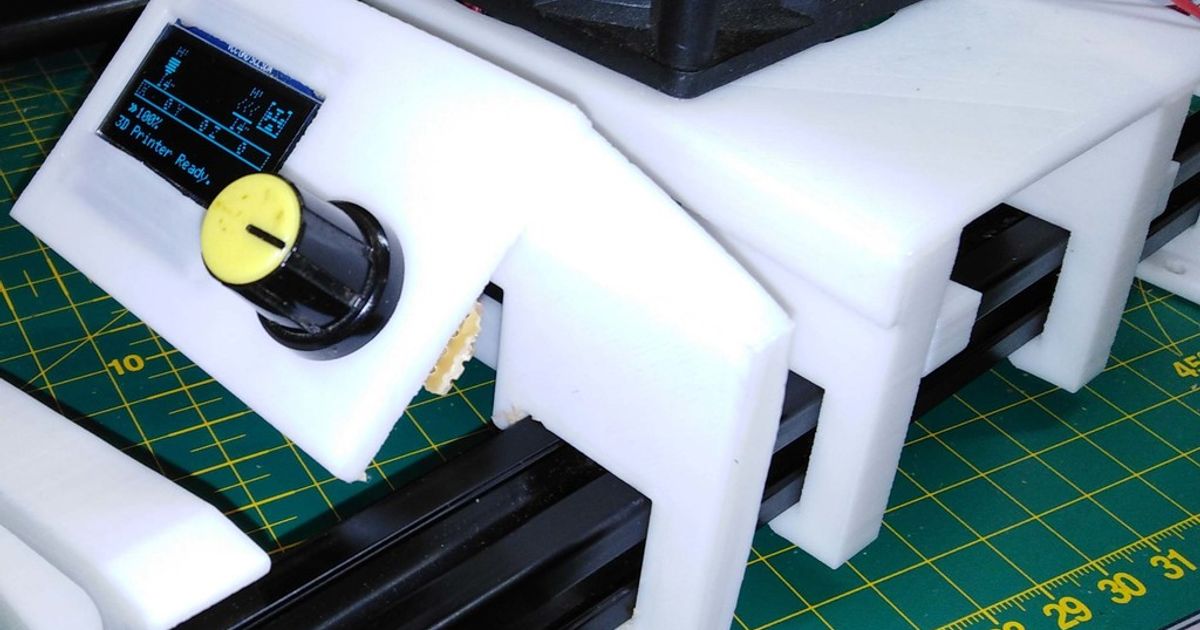 Arduino / Ramps, fan & screen 2020 extrusion clipon mount by RobKeey ...