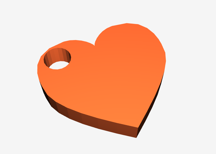 Heart keychain by Dxmisfn | Download free STL model | Printables.com
