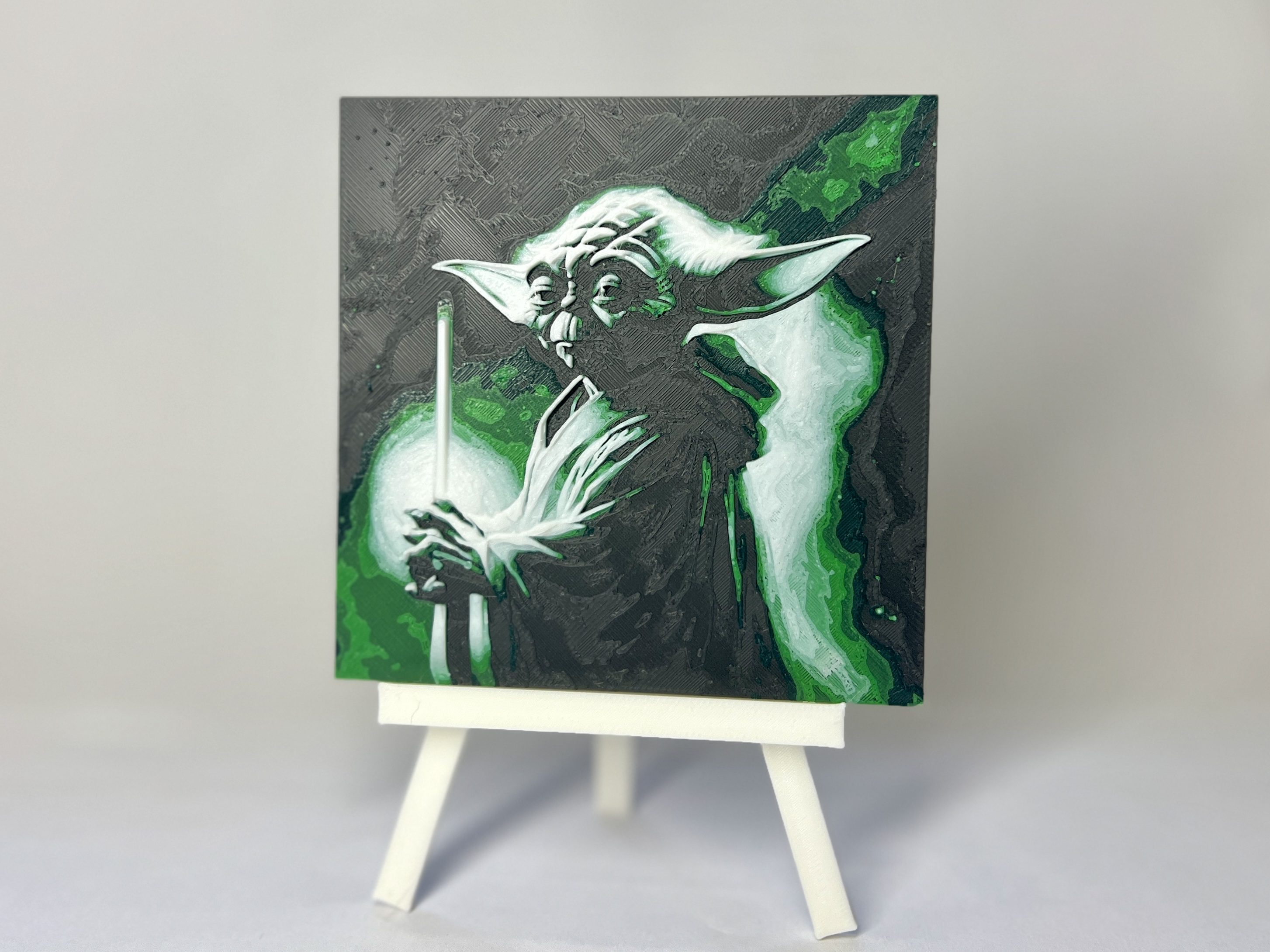 Yoda - HueForge Fantasy Art by Giaime | Download free STL model ...