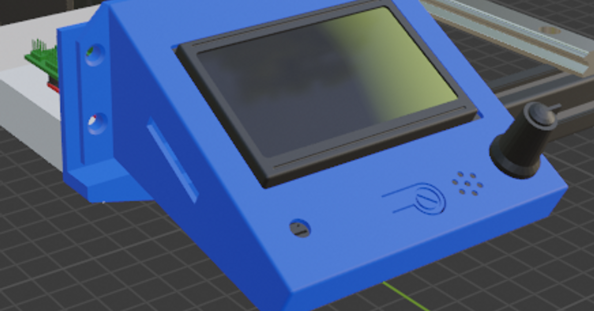 RepRap Smart Controller Enclosure 20x20 extrusion mounting by RobKeey ...