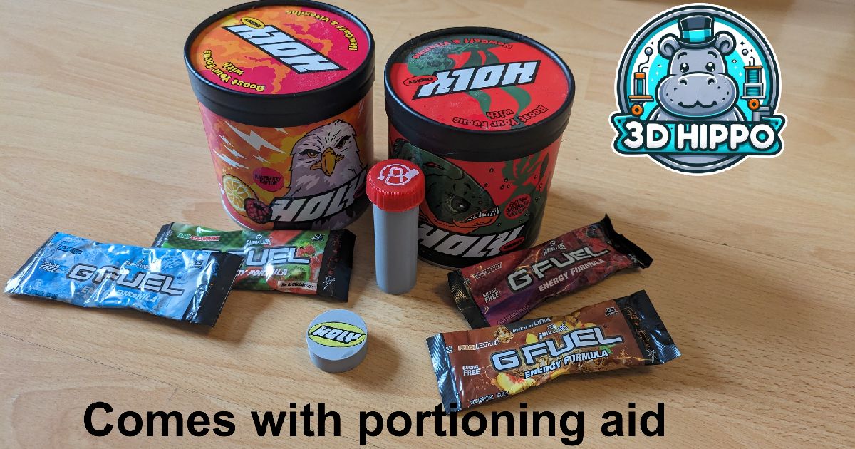 Storage Container for Powder based drinks by 3DHippo | Download free ...