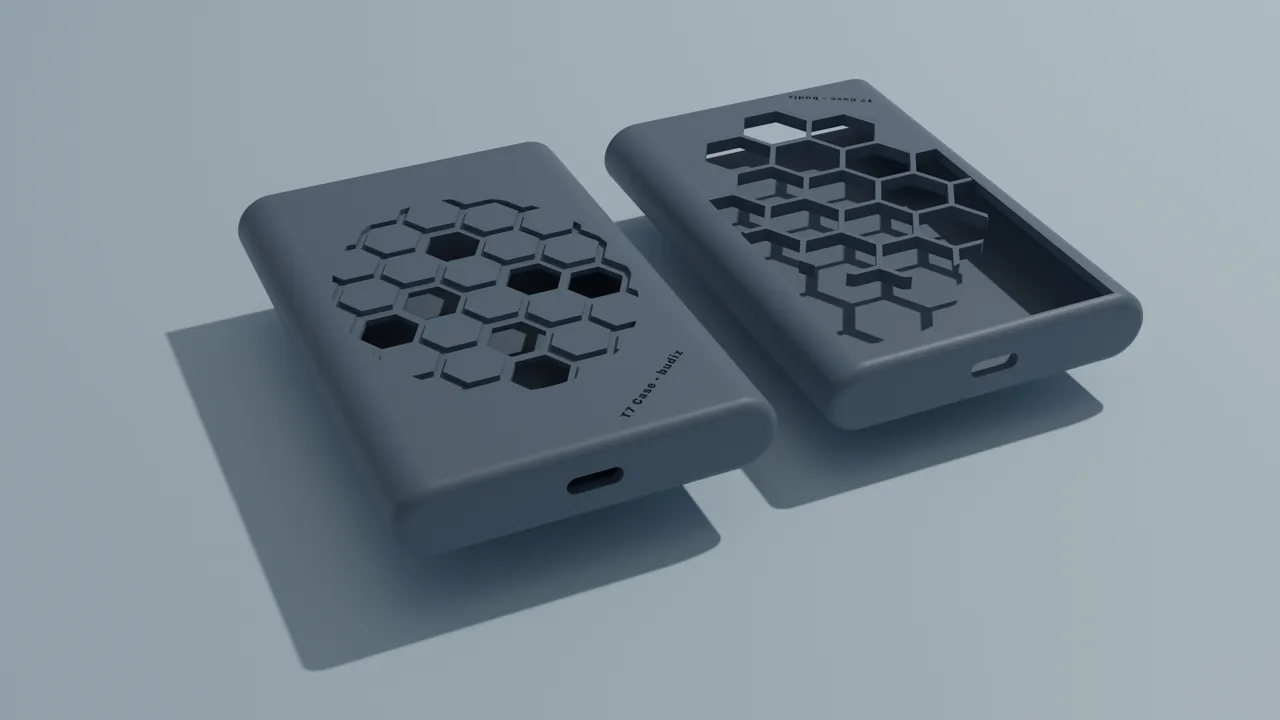 Case for Samsung T7 SSD by Tadej Tolic | Download free STL model | Printables.com