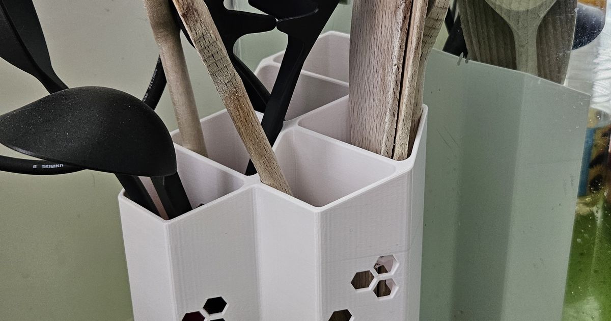 Utensil Holder by Djodjoke | Download free STL model | Printables.com