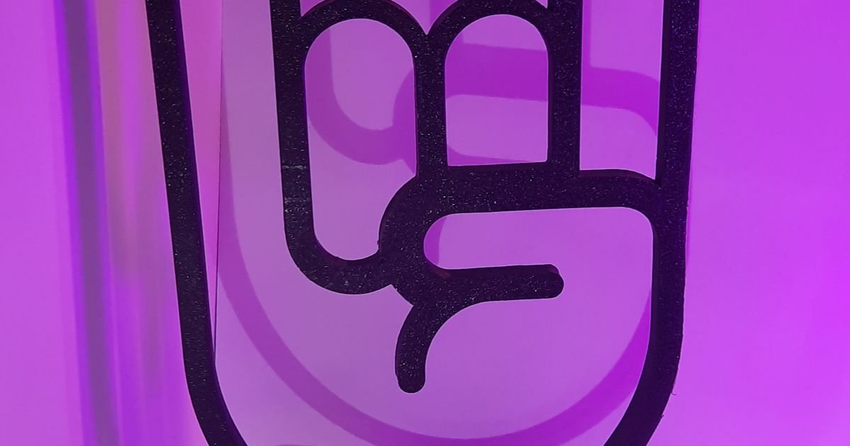 Rock hand by RGB toaster | Download free STL model | Printables.com