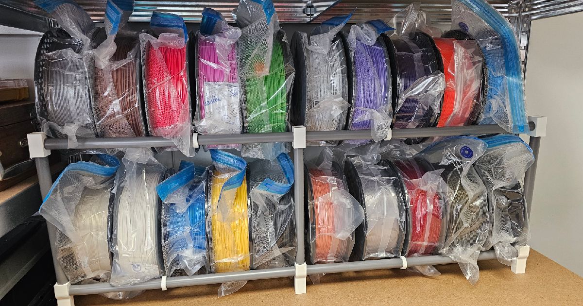 Filament Spool Rack by gelootn | Download free STL model | Printables.com