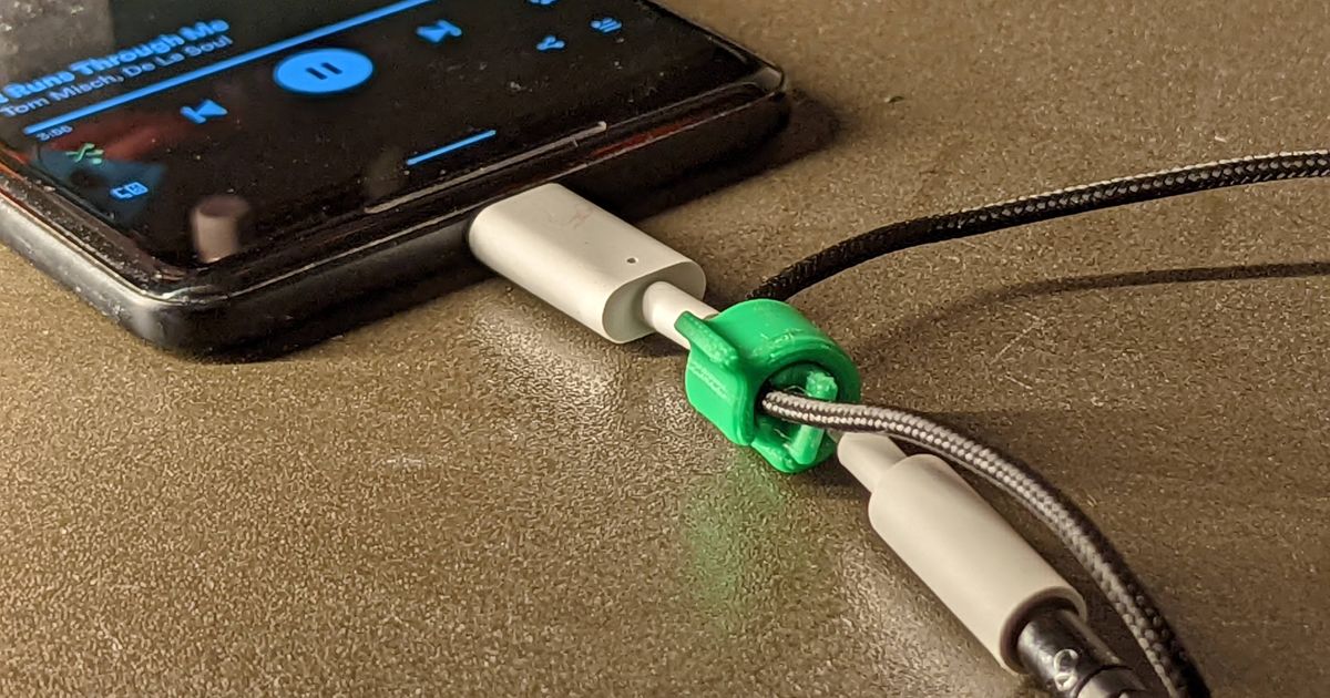 Headphone Adapter Keeper by A_Str8 | Download free STL model ...