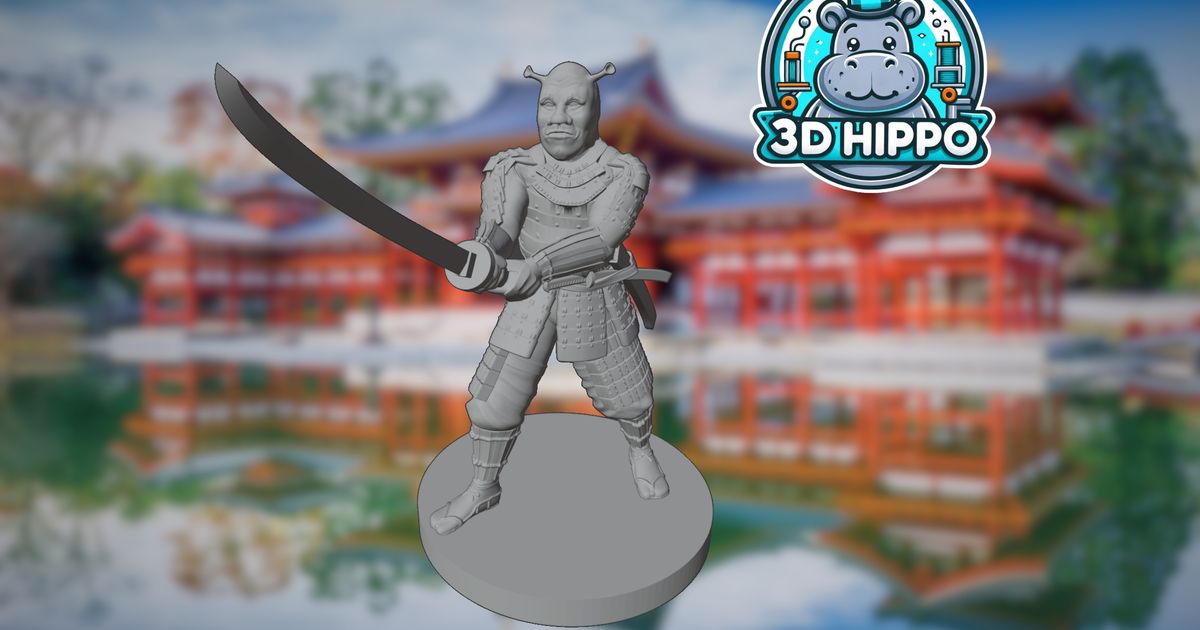 Shrek Samurai by 3DHippo | Download free STL model | Printables.com