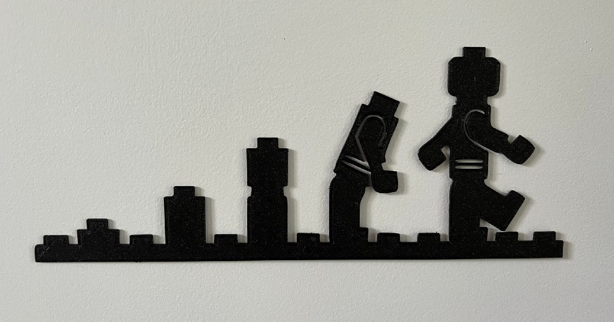 Lego Evolution Wall Art by Ninomalbinho | Download free STL model ...