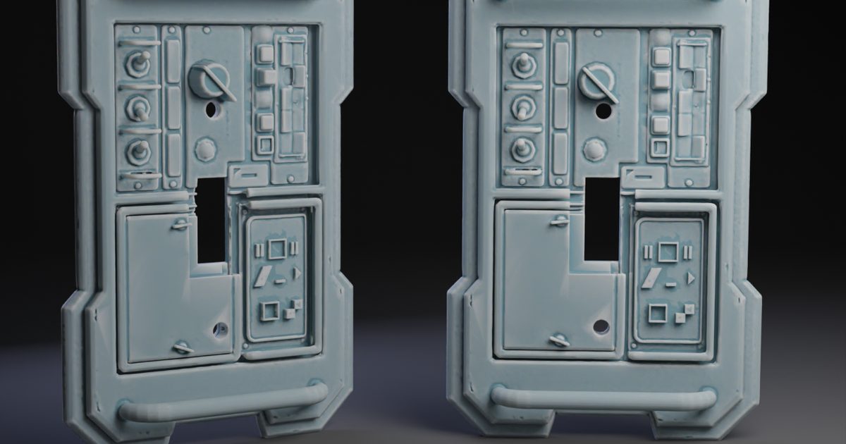 Star Wars Data Console Switch Plate by Peter Farell | Download free STL ...