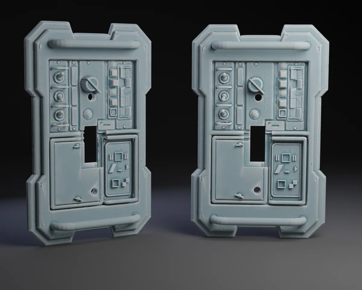 Star Wars Data Console Switch Plate by Peter Farell | Download free STL ...