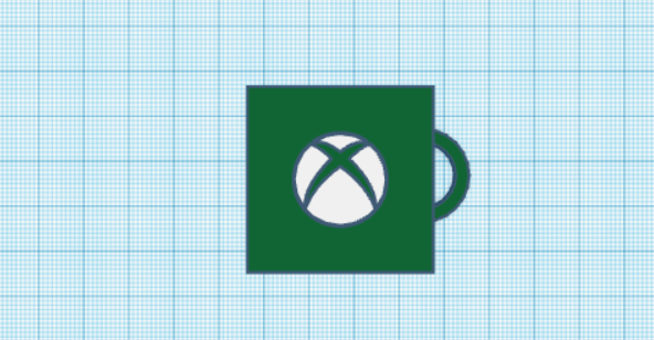 Xbox logo keychain by SplendidMouse | Download free STL model ...
